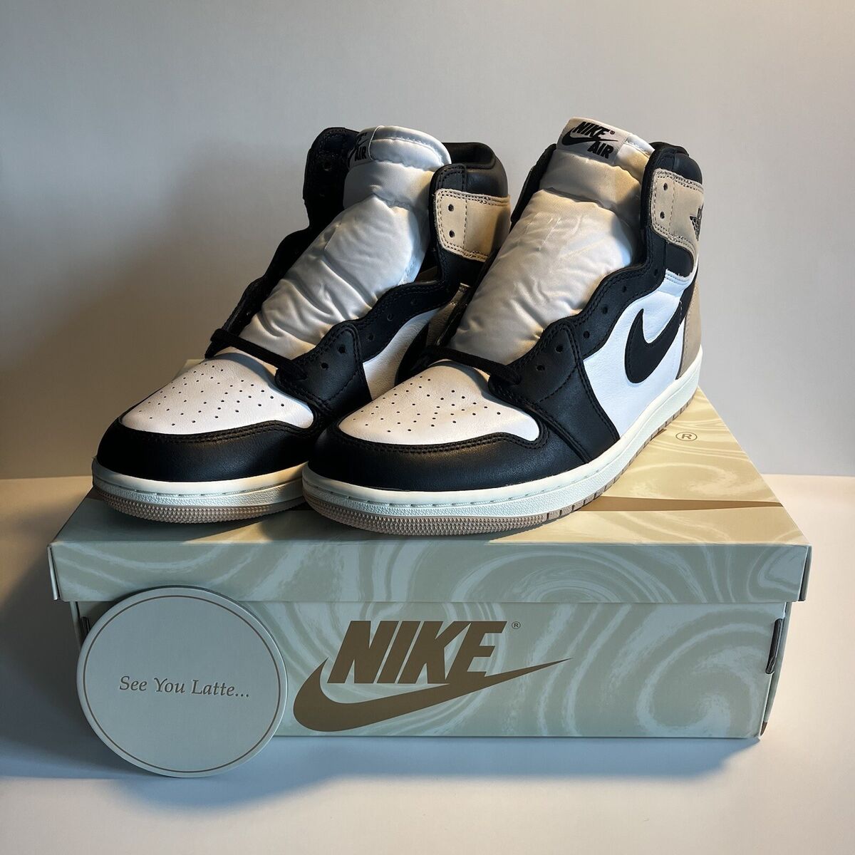 Nike Air Jordan 1 Retro High OG Latte M-10.5/W-12 Shoes NEW Nike Air Jordan 1 Retro High OG Latte M-10.5/W-12 Shoes NEW