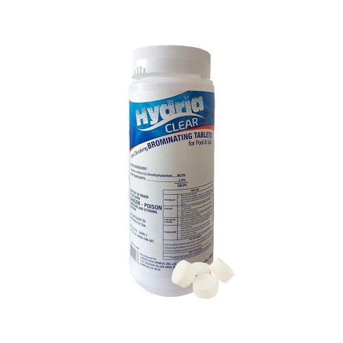 Hydria Clear 1" Swimming Pool & Spa Bromine Sanitizer Tablets - (Choose ...