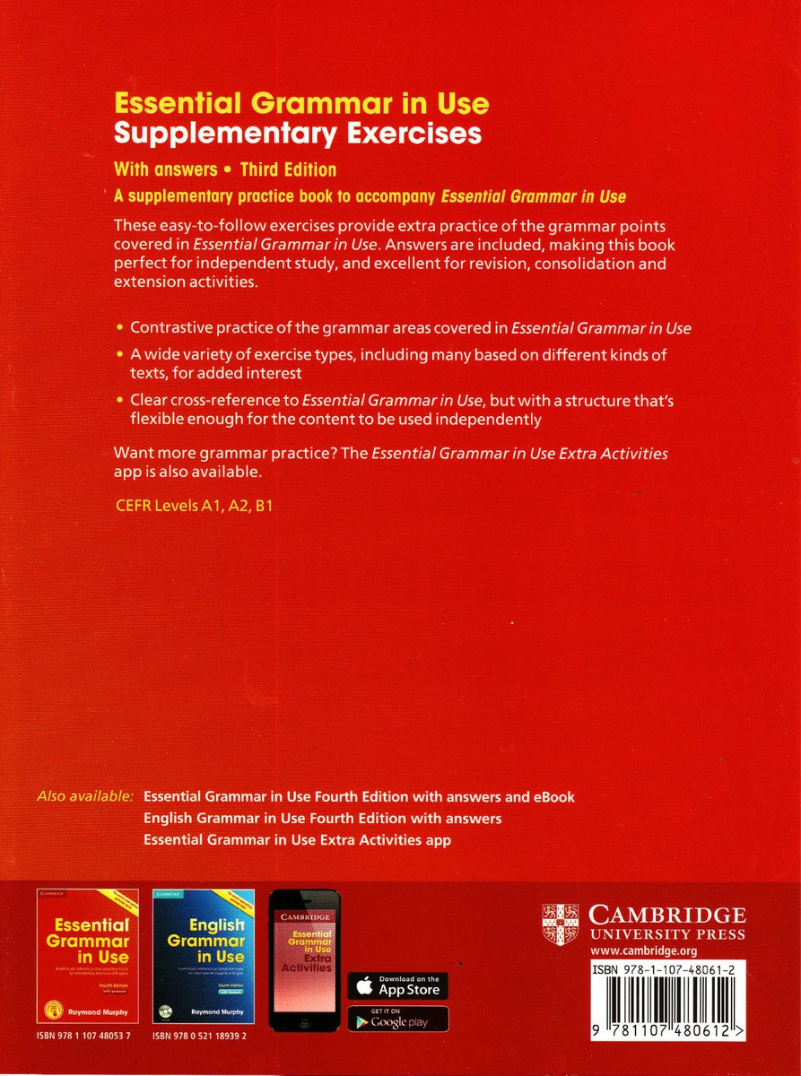 English Grammar In Use Supplementary Exercises With Keys