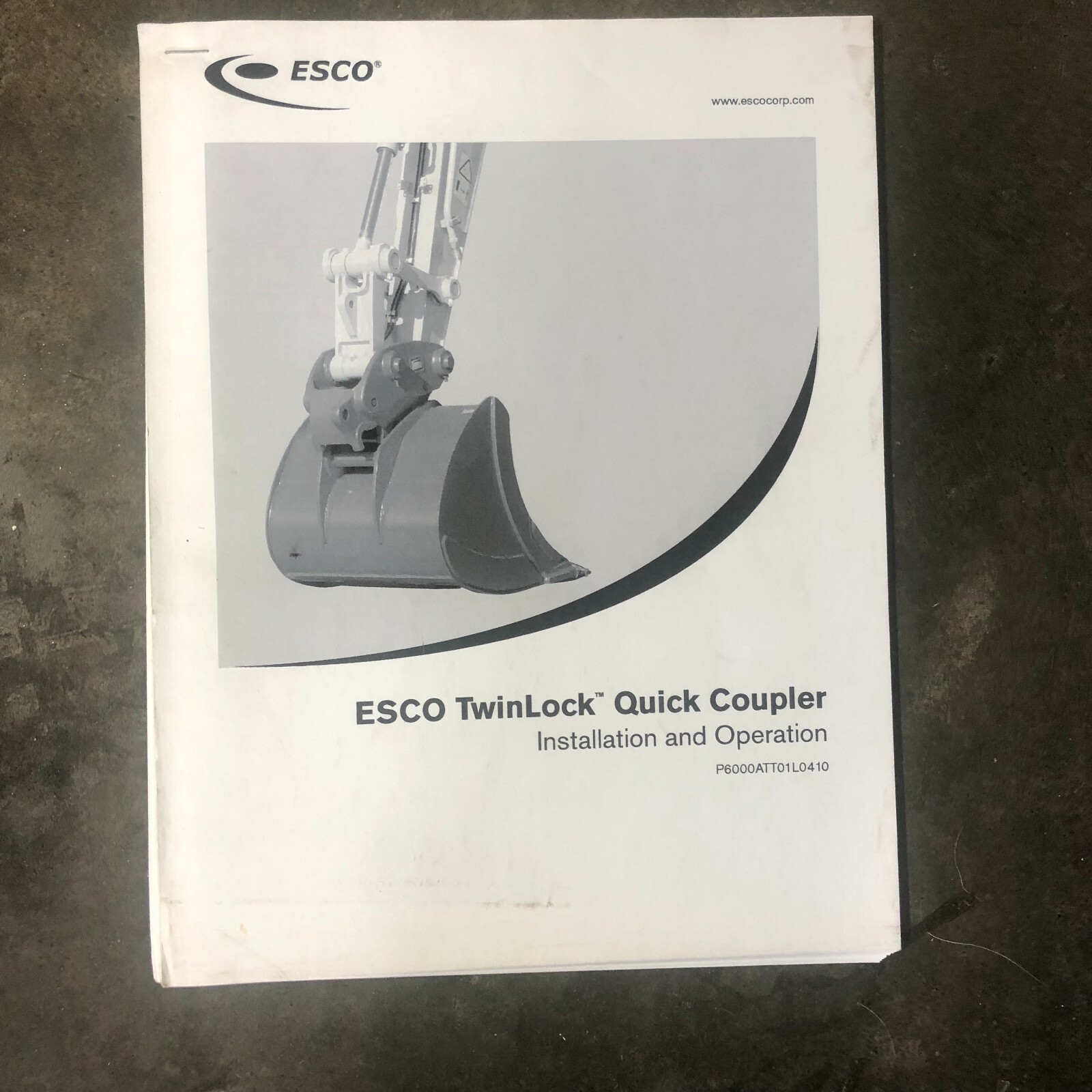 CAT ESCO SERIES TWINLOCK COUPLER EXCAVATOR INSTALLATION OPERATION ...