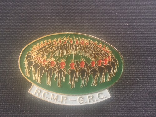 RCMP GRC Enamel Badge Royal Canadian Mounted Police Gendarmerie Royal ...