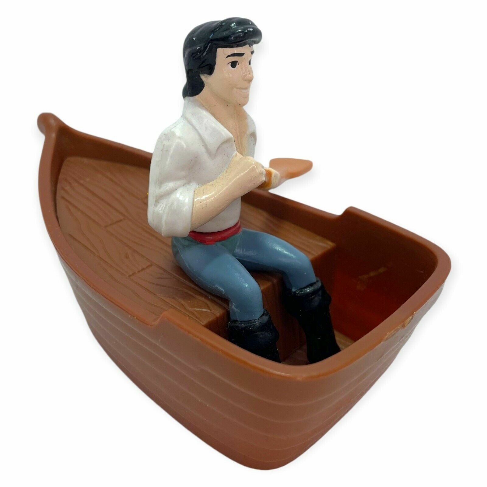 The Little Mermaid And Prince Eric On The Boat