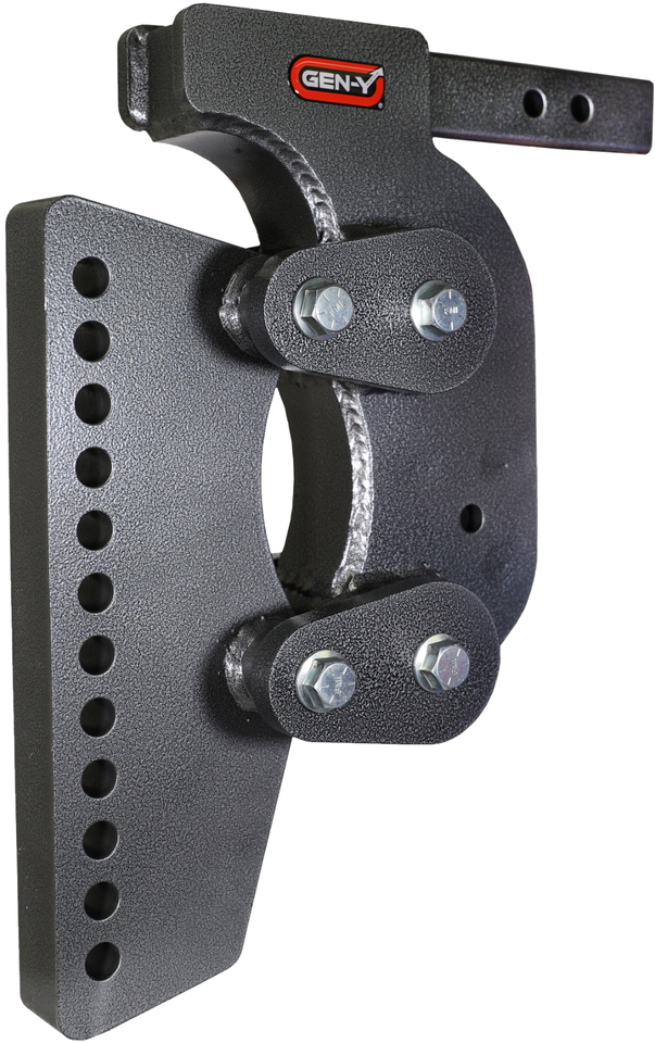 GEN-Y Boss-Torsion Flex, 2" Shank Hitch w/2" Bar Mount Drop Weight ...