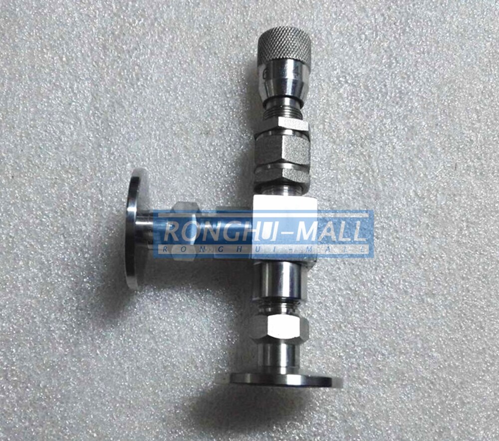 KF needle valve vacuum micro-adjustment valve right-angle needle valve ...