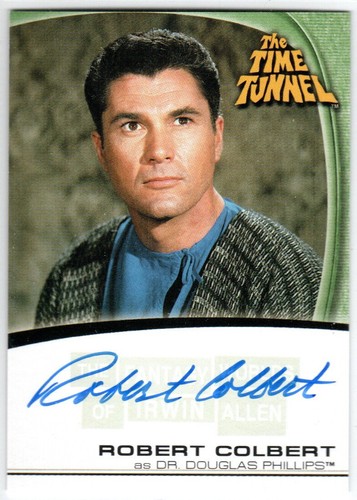 THE TIME TUNNEL FANTASY WORLDS OF IRWIN ALLEN A8 ROBERT COLBERT AUTOGRAPH | eBay