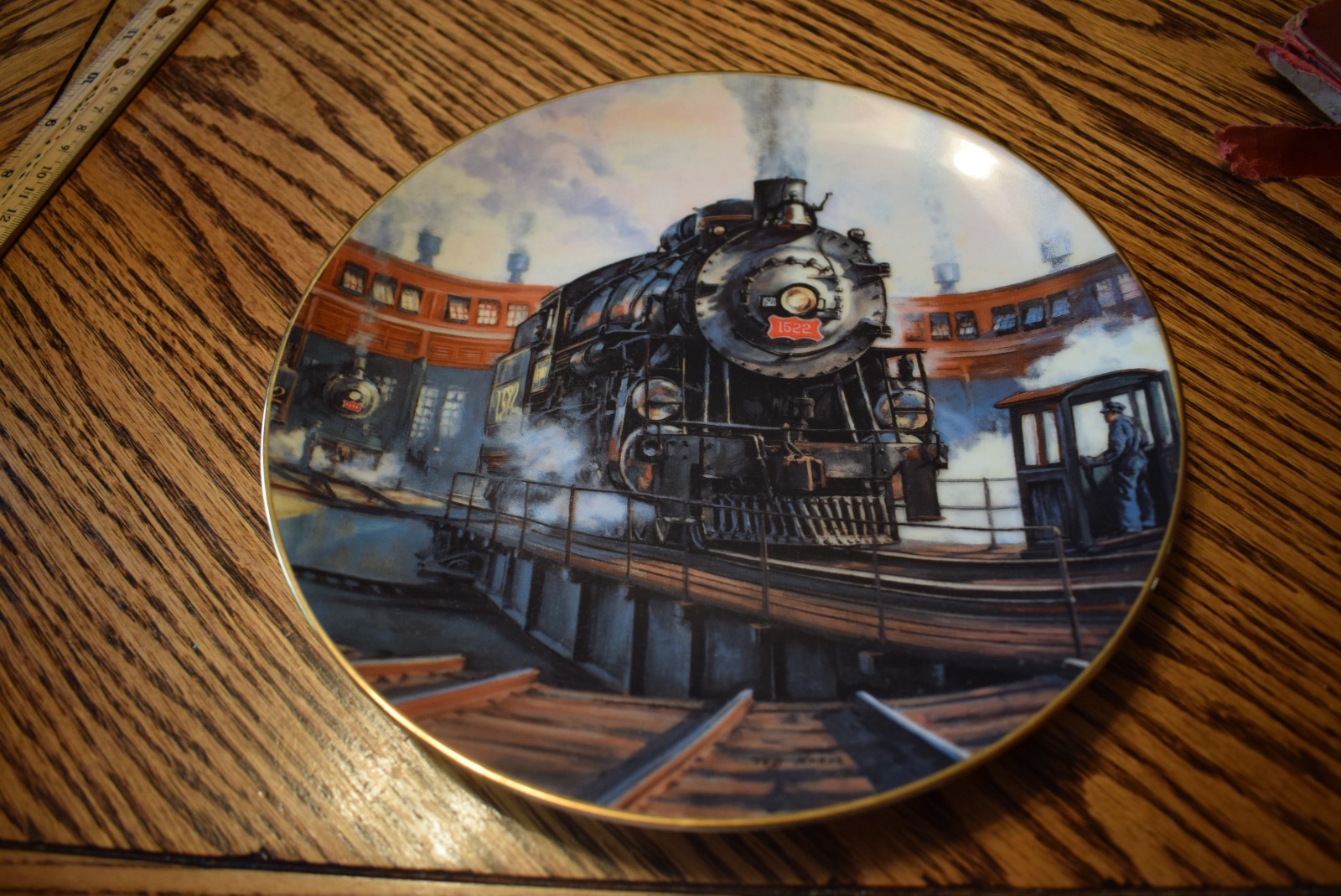 THE BIG ONE Collector Train Plate The Golden Age Of American Railroads ...