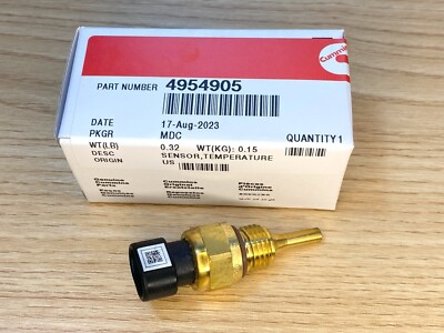 Genuine Cummins Coolant Temperature Sensor 4954905 | eBay