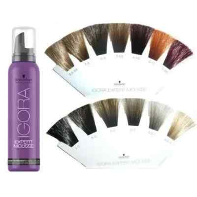 Schwarzkopf Igora Expert Mousse Semi Permanent Hair Colour-100ml ...