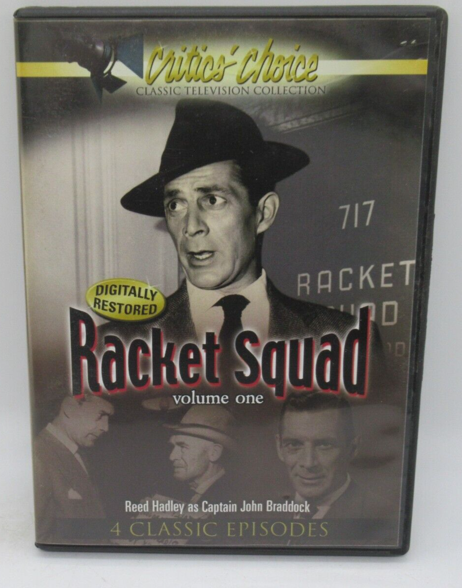 RACKET SQUAD: VOLUME 1 - CRITICS CHOICE CLASSIC TV DVD, 4 EPISODES, B&W ...