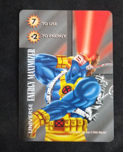 1995 Fleer Marvel Overpower Card Cyclops Energy Maximizer (A) | eBay