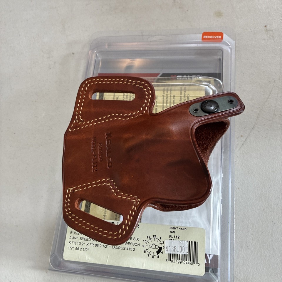 Galco High Ride Belt Holster Smith & Wesson K FR 19 2 1/2", Ruger Six ...