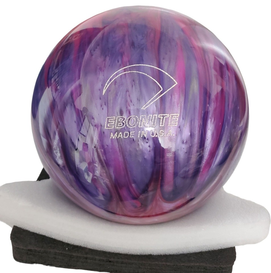 Ebonite Maxim 10lb Bowling Ball Purple Blue Silver Glitter | eBay