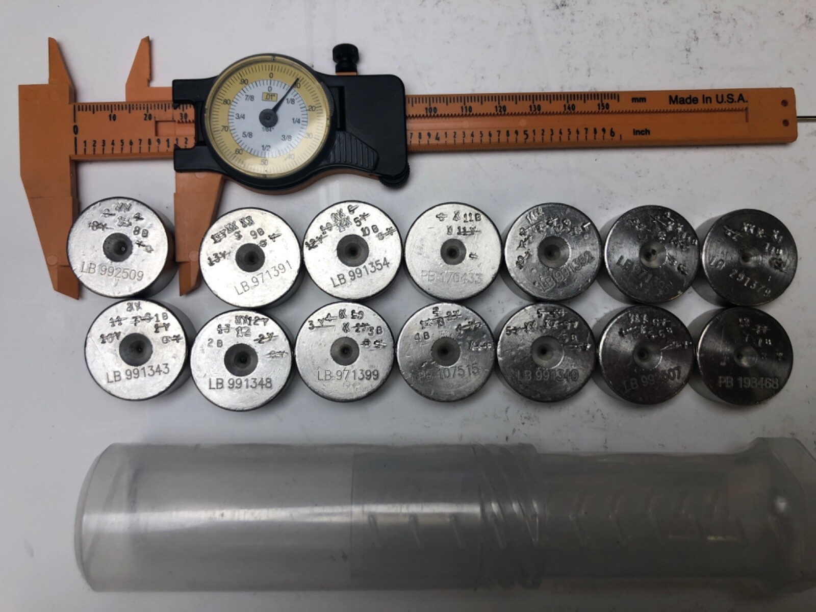 Matched Elongation Wire Diamond Poly Die Drawing Set of 14 0.3211 | eBay