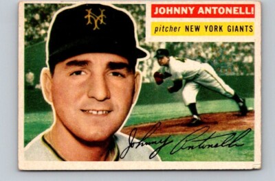 1956 TOPPS BASEBALL #138 JOHNNY ANTONELLI MID GRADE MS | eBay