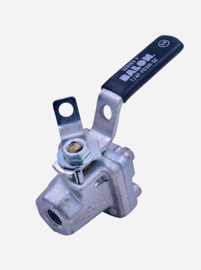 NEW! BALON 1/4F-F03N-SE BALL VALVE 3000 WP 1/4” W/LOCK OUT | eBay