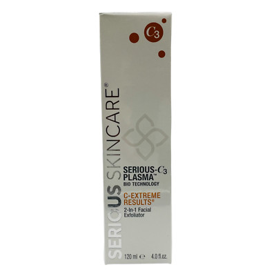 SERIOUS SKINCARE SERIOUS C-EXTREME RESULTS EXFOLIATOR (Dbl Size 4oz/NIB ...