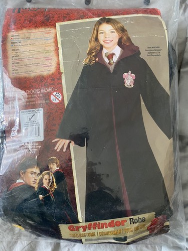 Girls Harry Potter Hermione Granger Gryffindor Uniform Costume Hood ...