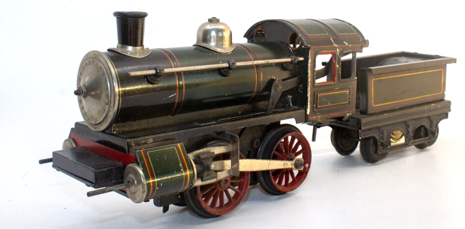 Vintage Pre-War Large Karl Bub (KBN) 0-gauge Clockwork Train Set (c ...