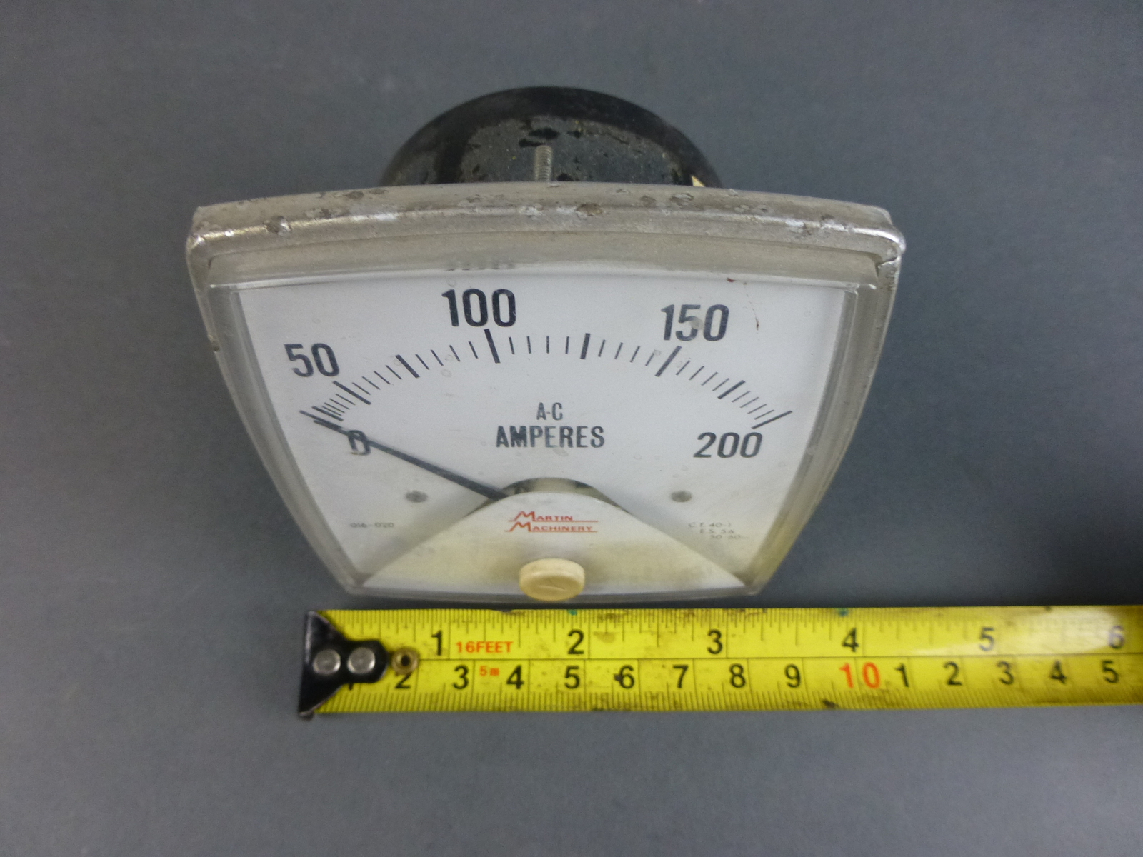 Crompton 016-02AA-LSZZ AC Amperes Panel Meter 0-200 | eBay