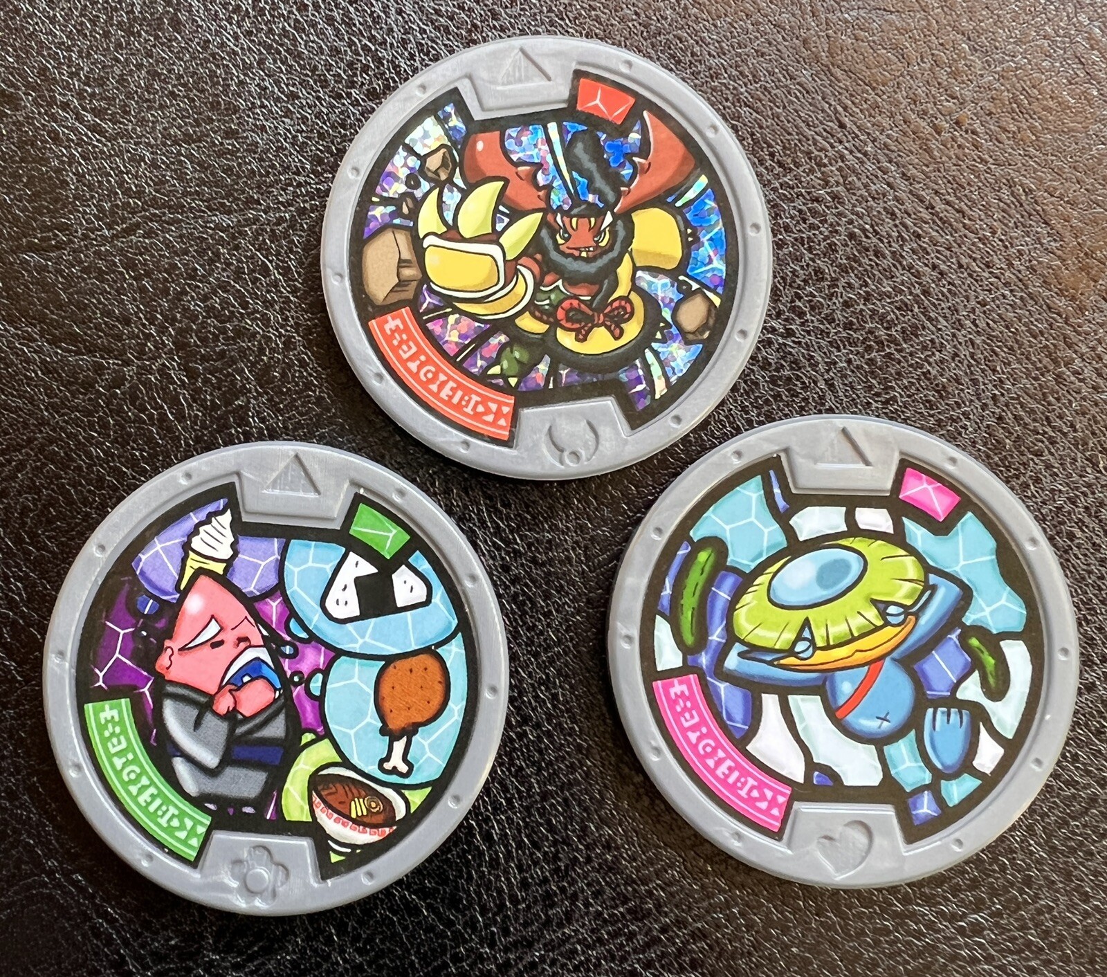 YoKai Watch 3 Medals Bundle Cruncha 1025, Walkappa 1096, Hungramps 1116 ...