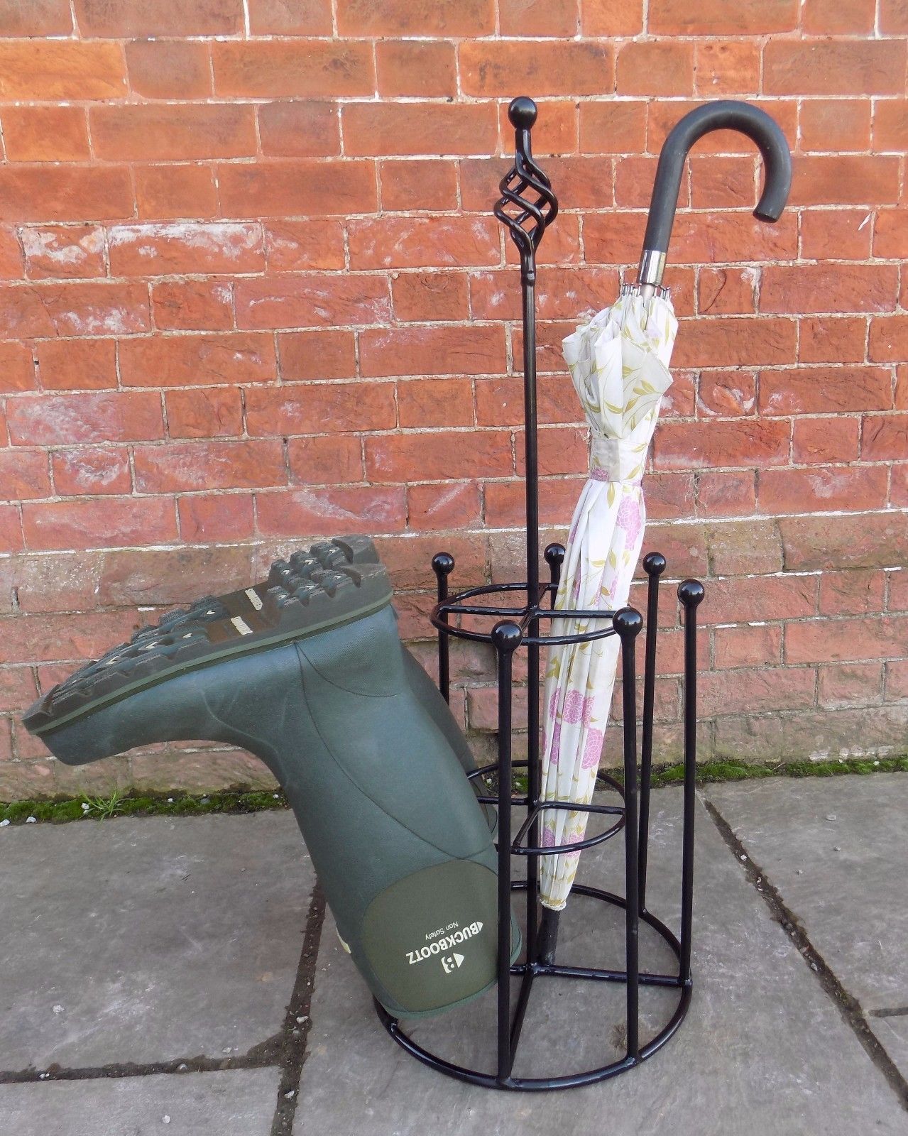 Heavy Duty Metal Wellington Boot Rack - Wellie Stand Welly Holder ...