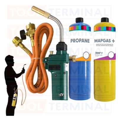 Piezo Pro Plumbers Torch Blowlamp MAPP Propane Gas Extension Hose ...