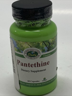 Daily Pantethine (Vitamin B5) 60 Caps Exp 2027 | eBay