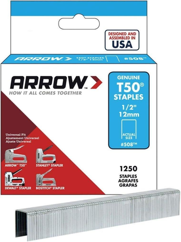 Arrow Fastener 50824 1/2" T50 Staples One Size, No Color | eBay