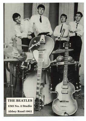 The Beatles Popular Music Rock Band Postcard | eBay