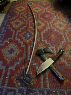 Handcrafted Beechwood Cherokee Bow 40 @26” With Sinew String | eBay