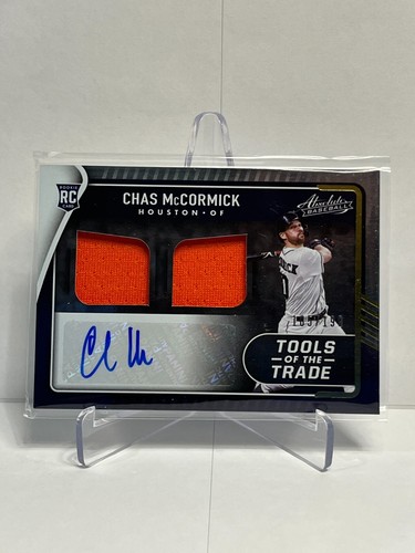 2022 Absolute Tools of the Trade 2 Swatch Signatures #6 Chas McCormick ...