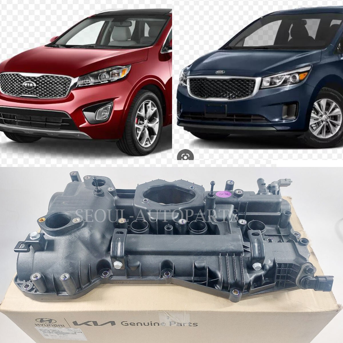 Free DHL Express Cover Assy Rocker LEFT For Kia 3.3L SORENTO SEDONA ...