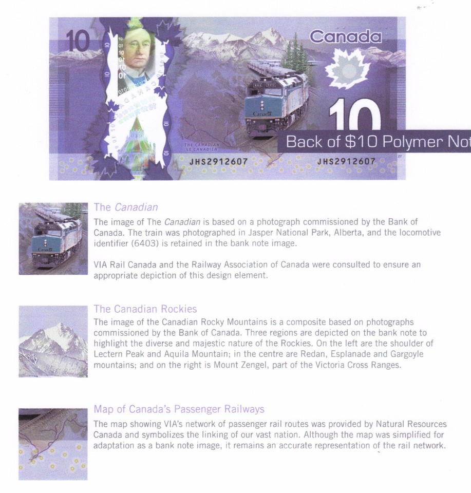 Set of NEW 2013 Canadian Uncirculated Polymer $5 and $10 Banknotes | eBay