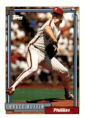 1992 Topps #307 Bruce Ruffin - Philadelphia Phillies | eBay