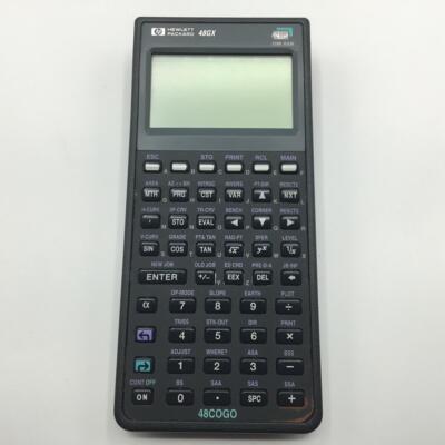HP 48GX 128KB Expandable Graphing Calculator - High Contrast Black ...
