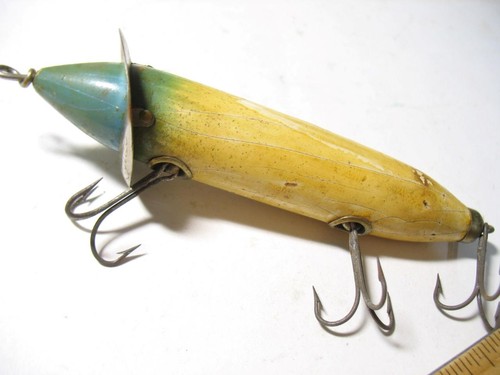 Heddon 200 Surface old wood fishing lure | eBay
