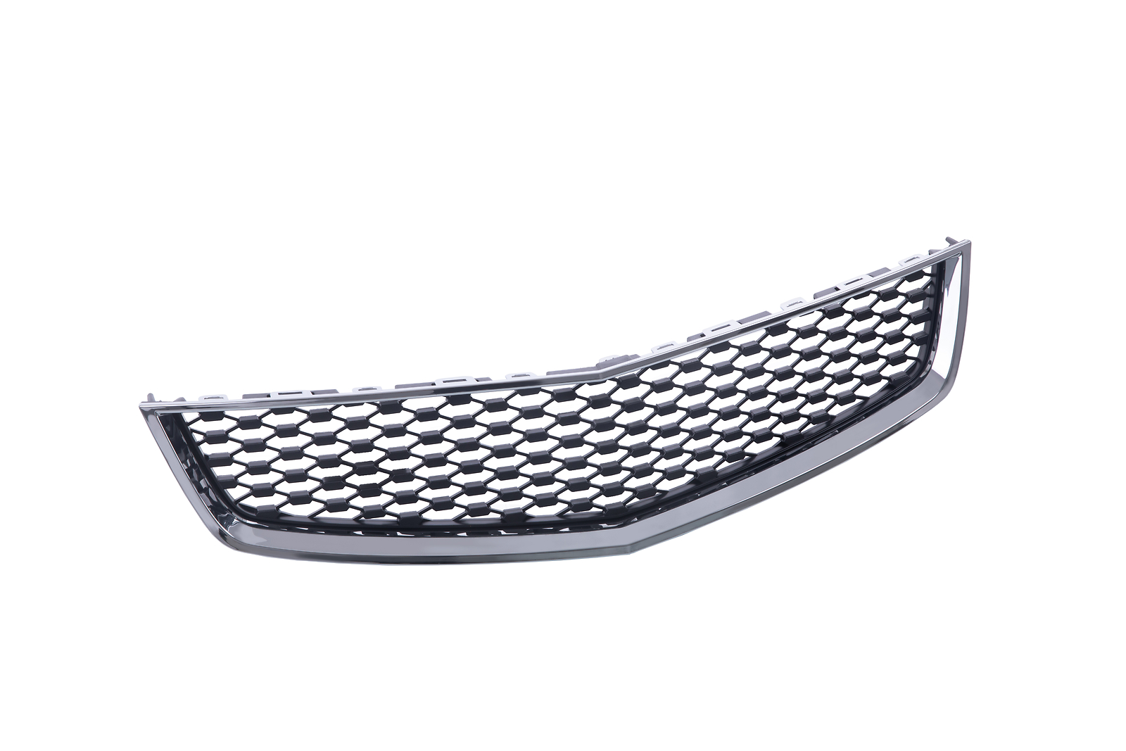 Chrome Shell With Black Insert Lower Grille For 10-15 Chevy Equinox ...