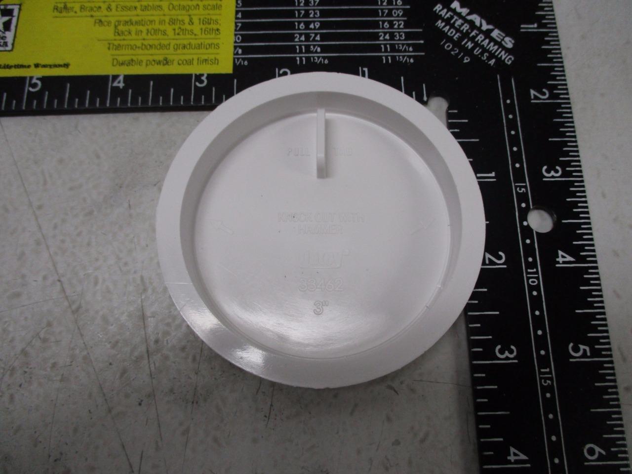 Oatey Knock-Out Test Cap, 3" 33462 (LOT OF 5) | eBay