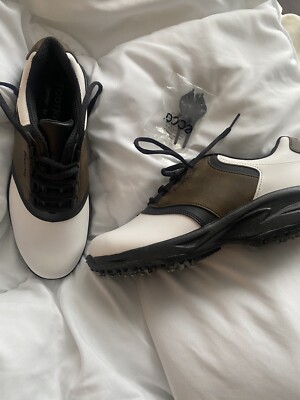 Footjoy Junior Golf Shoes Boys Size 6 M Golf Shoes 45020 Black Brown ...