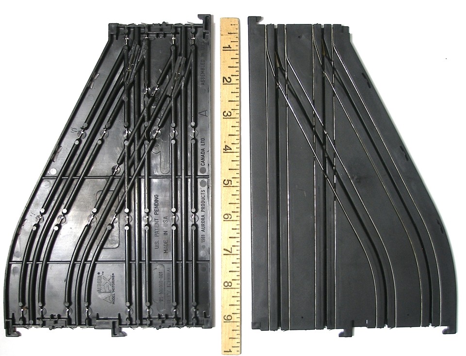 4pc 1981 Aurora AFX Slot Car DOUBLE LANE TRUCK TERMINAL TRACK 8116 ...