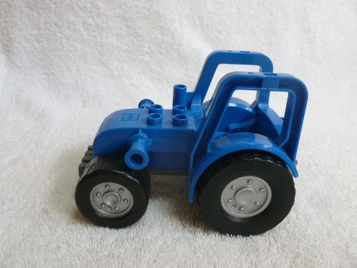 Blue Lego Tractor Loader