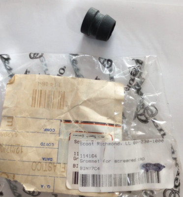 Rubber Grommet Piaggio, Vespa NOS 114164 (L-7341) | eBay