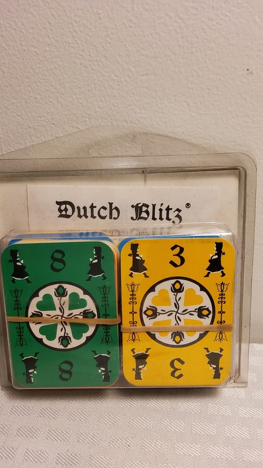 Dutch Blitz Card Game 4 Decks , Rules, Complete (A Vonderful Goot Game ...