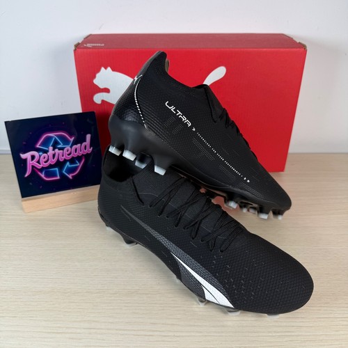 PUMA Football Boots Size Uk 8 Ultra Match FG/AG Moulded Studs Black ...