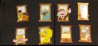 SeaWorld Pin Trading Sesame Street Neighborhood Windows Mystery Pack ...