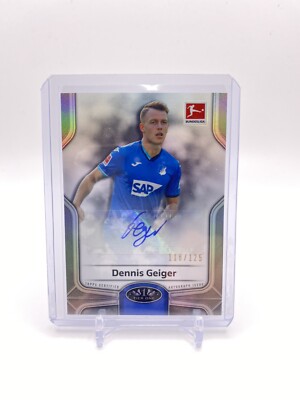 2020-21 Topps Tier One Bundesliga BreakOut Auto Dennis Geiger ...