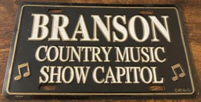 Branson Missouri Country Music Show Capitol Booster License Plate | eBay