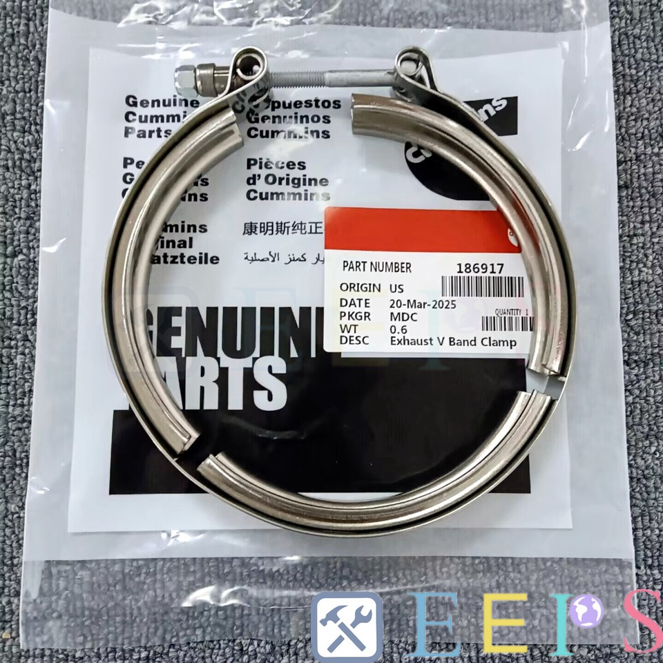 Original For Cummins N855 N14 L10 Turbocharger Exhaust V Band Clamp ...