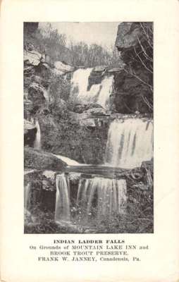 Canadensis Pennsylvania Indian Ladder Falls Antique Postcard K82724 | eBay