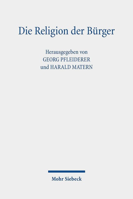 Die Religion der Bürger von Harald Matern Georg Pfleiderer (2022 ...